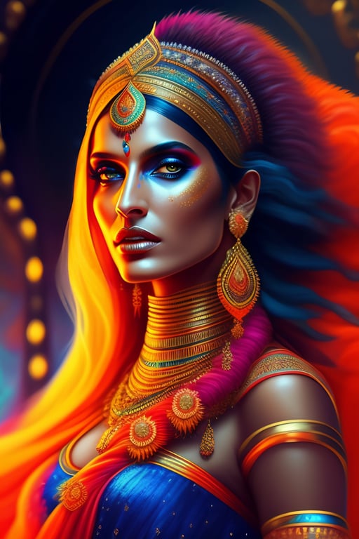 Indian Queen Painting