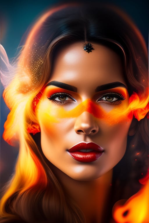 Fire Girl Face
