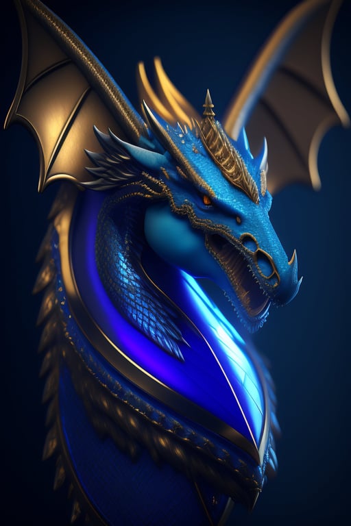 Blue Lightning Dragon