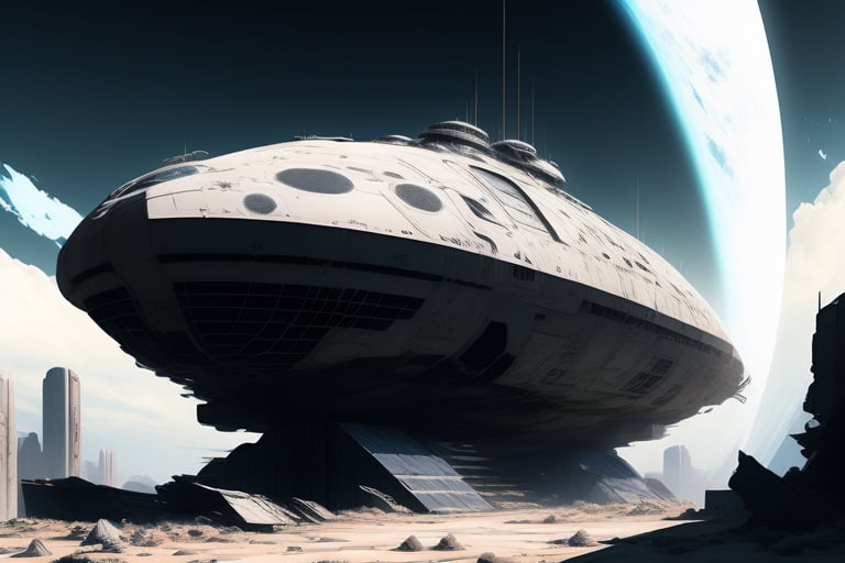 Lexica - gigantic spaceship