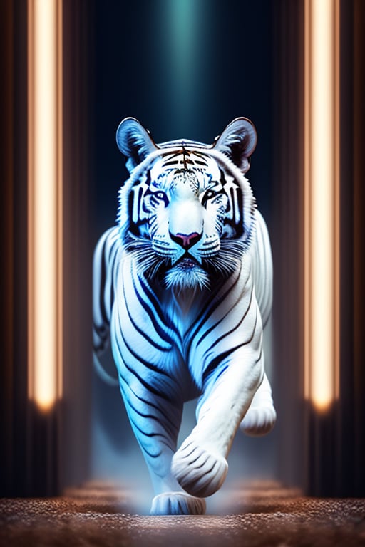 Tiger Running Wallpaper Hd