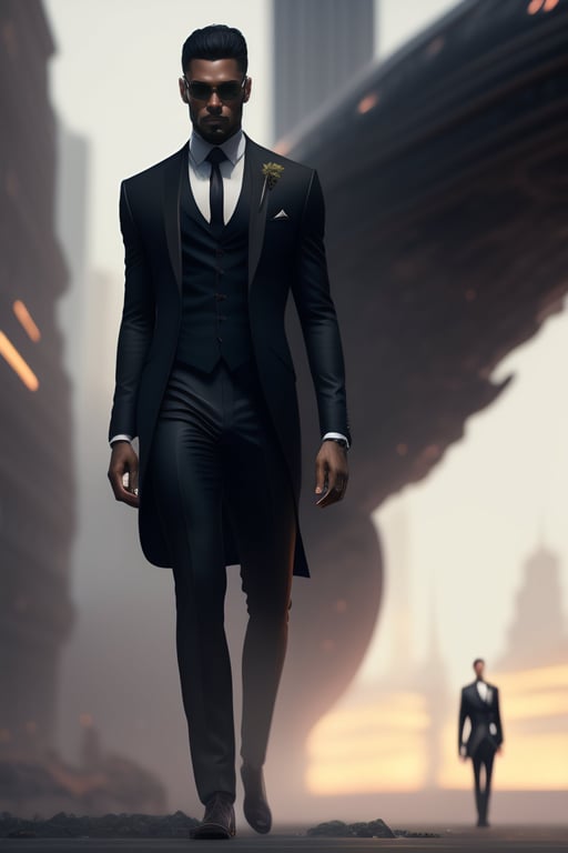 Man In Suit Art