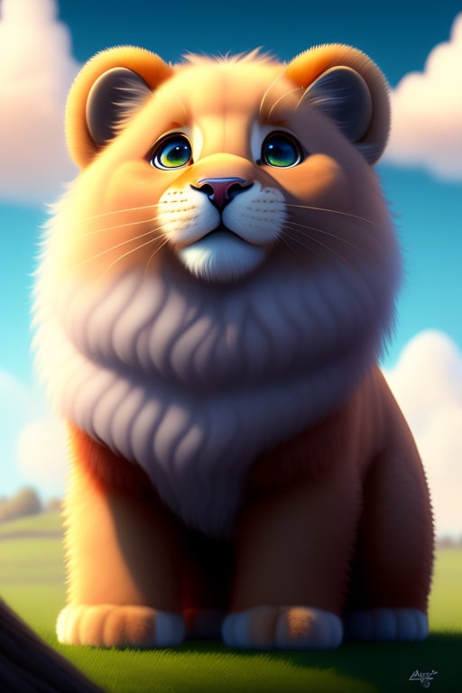 Fluffy Lion