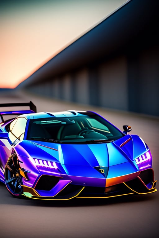 Rainbow Lamborghini