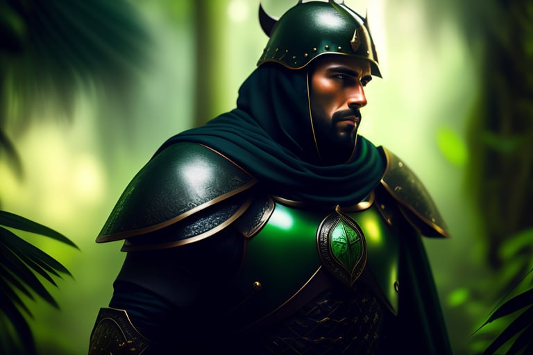 Lexica - fantasy emerald knight