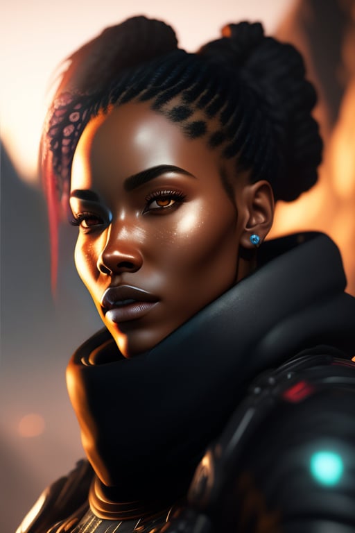 African American Female Ninja