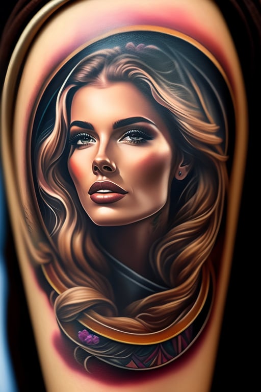 Lexica - hyper realistic tattoo