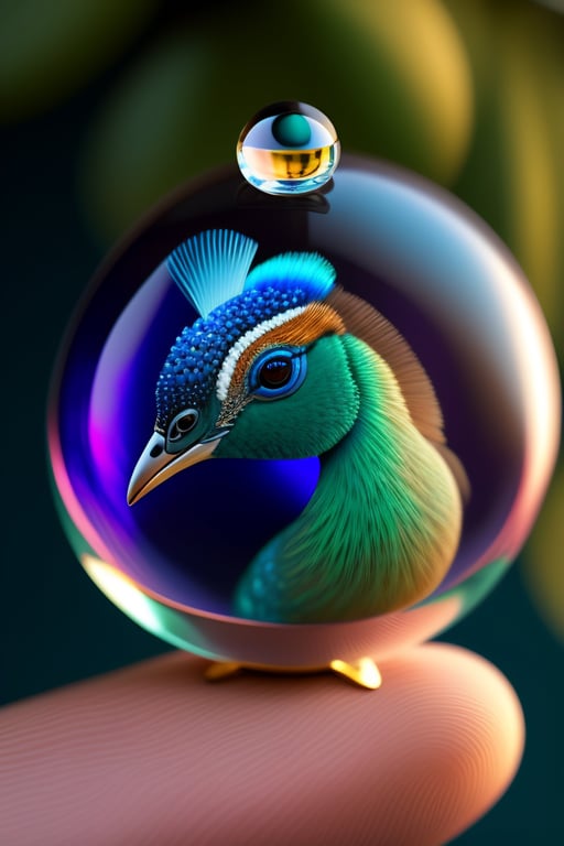 Cute Baby Peacock