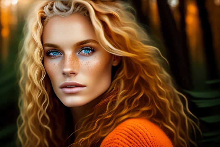 Strawberry Blonde Hair Blue Eyes Freckles