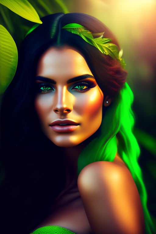 Lexica - green skin