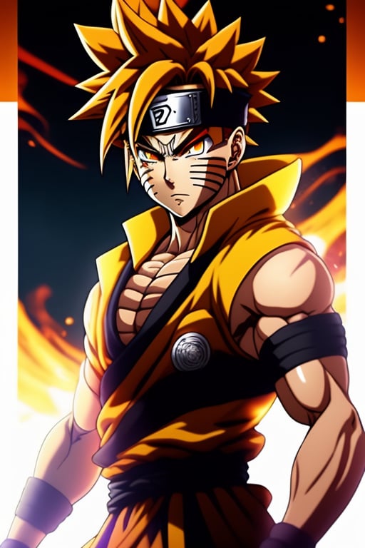 Naruto Goku Costume Rasengan