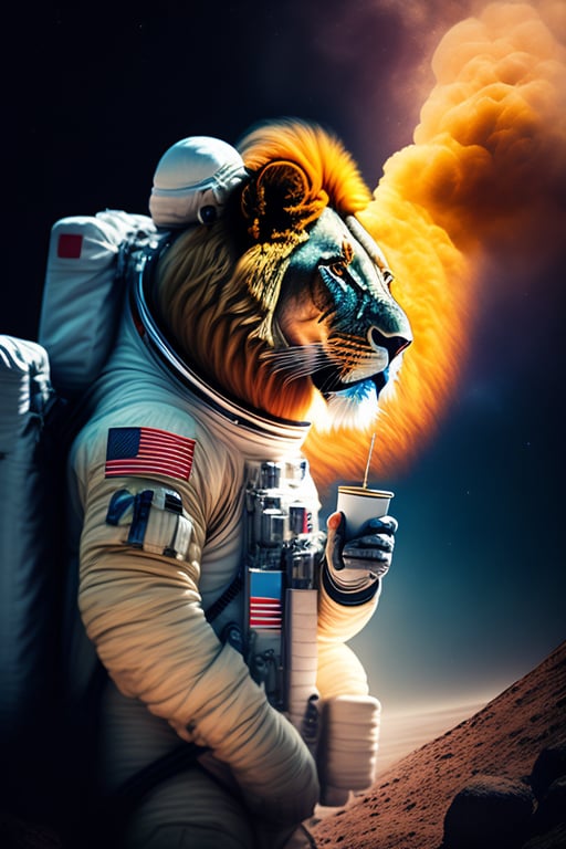 A Tiger In Space Suit
