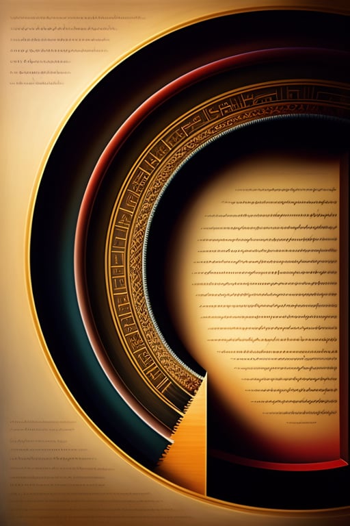 Lexica - ancient scroll diagram