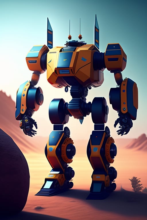 Lexica - mecha robot - geographer