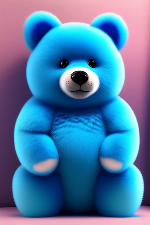 Blue Cute Teddy Bear Wallpapers