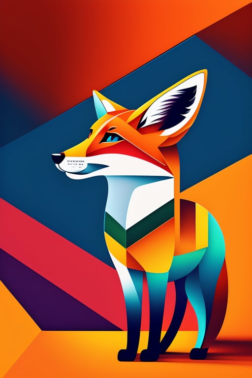 Lexica - geometric fox