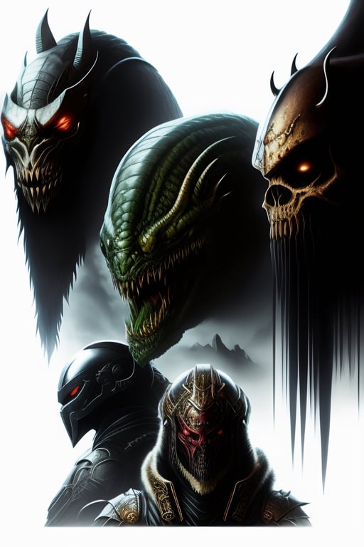 Drawings Of Evil Creatures