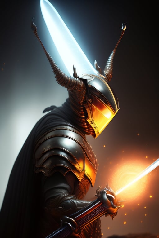 Medieval Black Knight Wallpaper