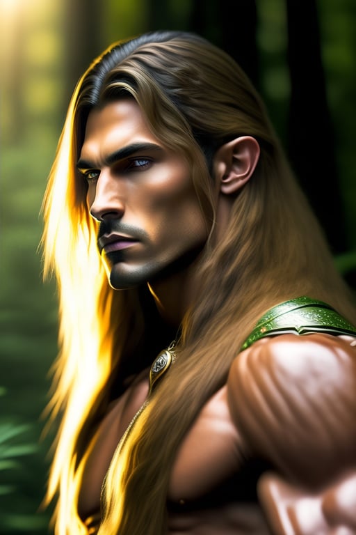 Elven Ranger Portrait Male