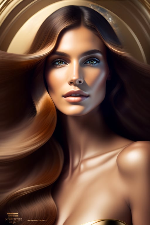 Long Flowing Hair Back