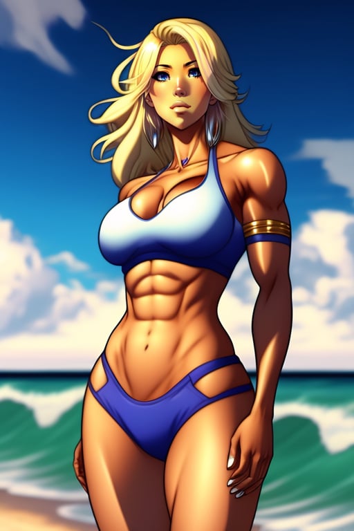 Lexica - muscular supergirl