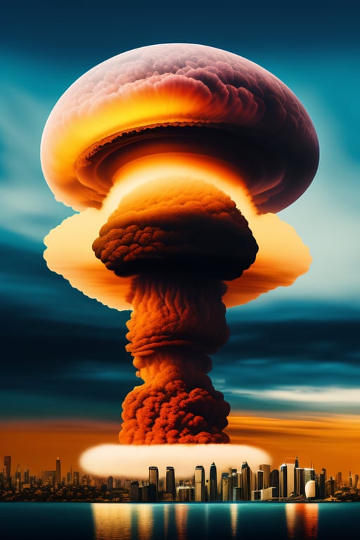 Mushroom Cloud Explosion Wallpaper