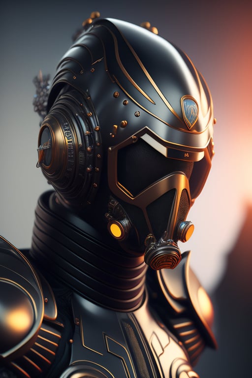 Lexica - concept art of gas mask
