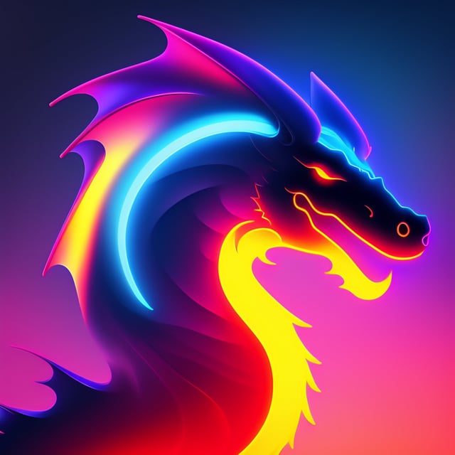 Fire Dragon Logo Wallpaper