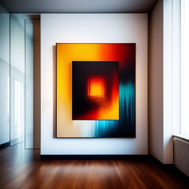 Lexica - displayed in a museum art gallery