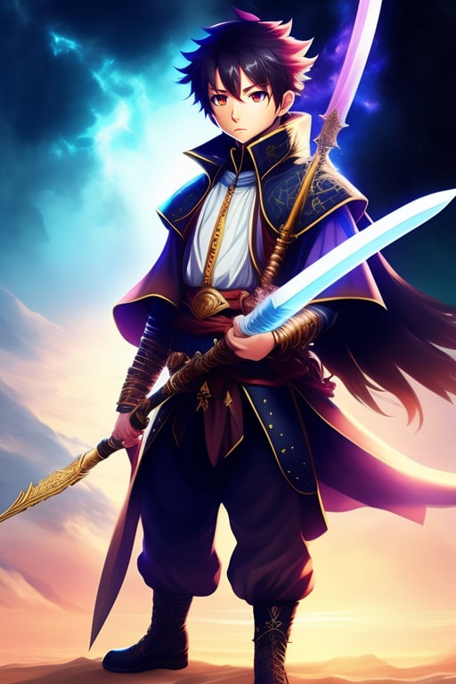 Anime Boy With Sword