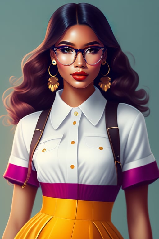 Ugly Girl Face Cartoon