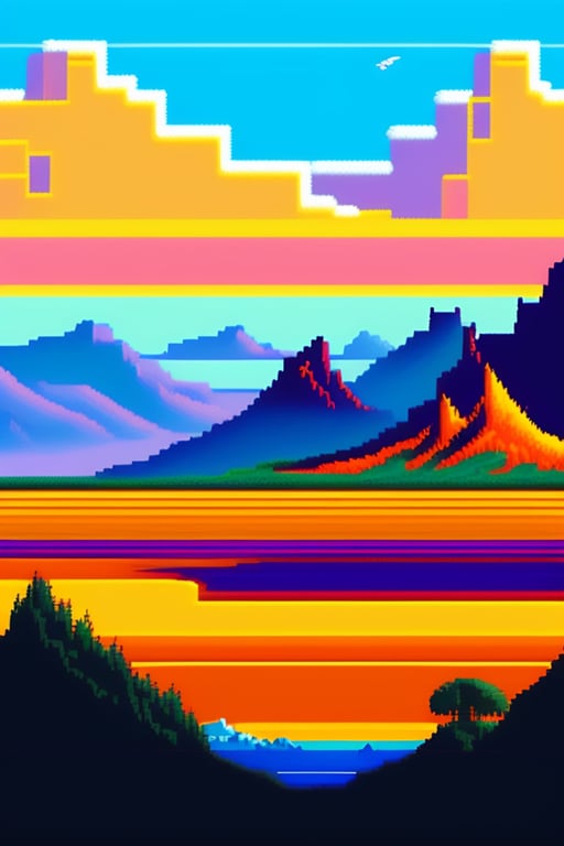 16 Bit Landscape