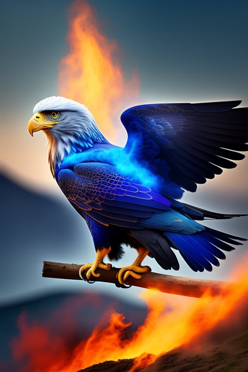 Blue Eagle Hd Wallpaper