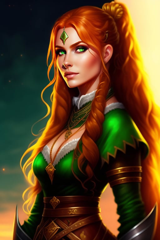 Red Headed Female Dwarf