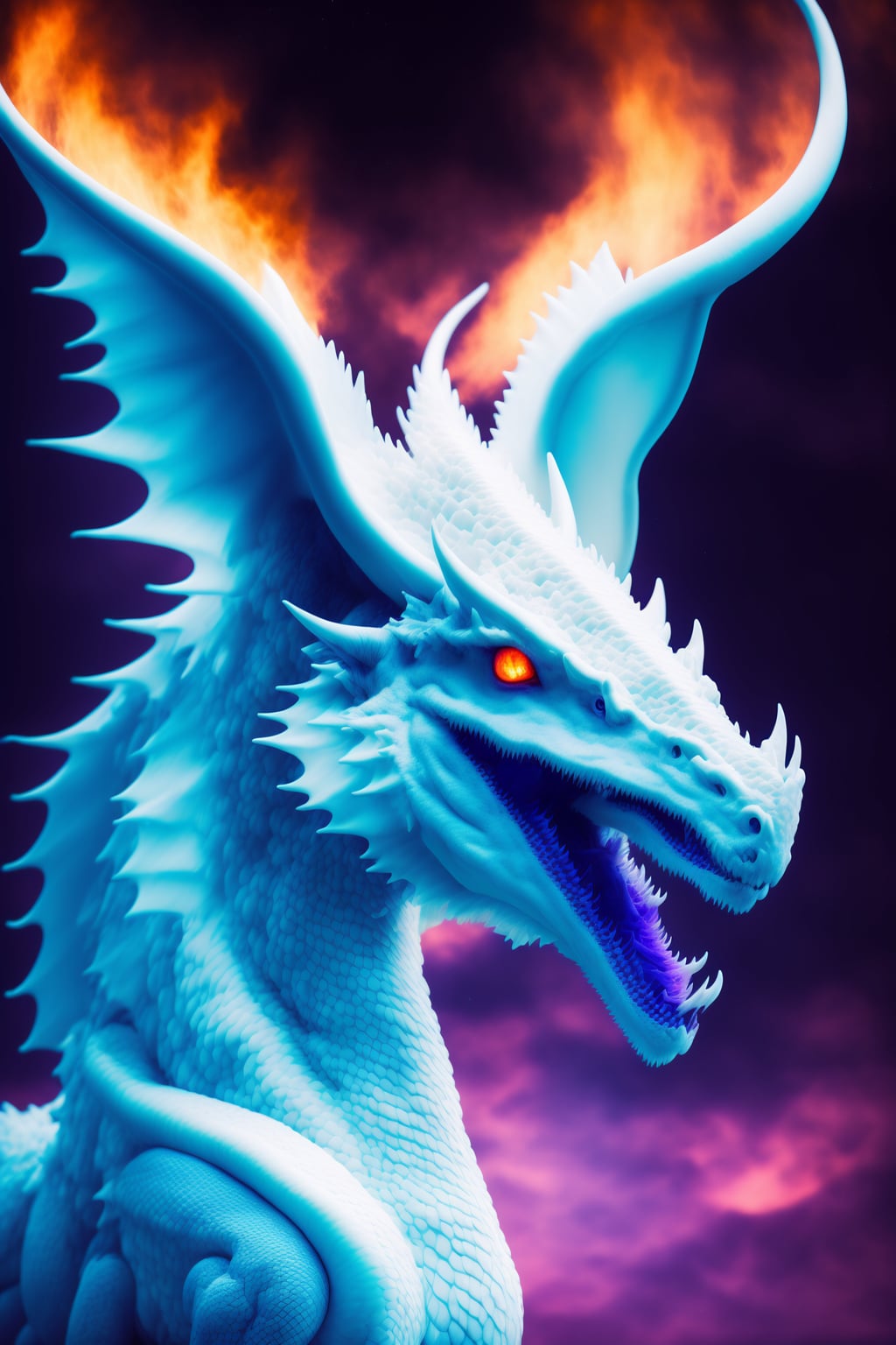 Dragon Breathing Ice