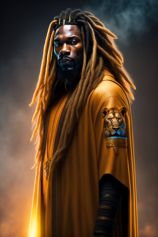 Lion With Dreadlocks Tattoo