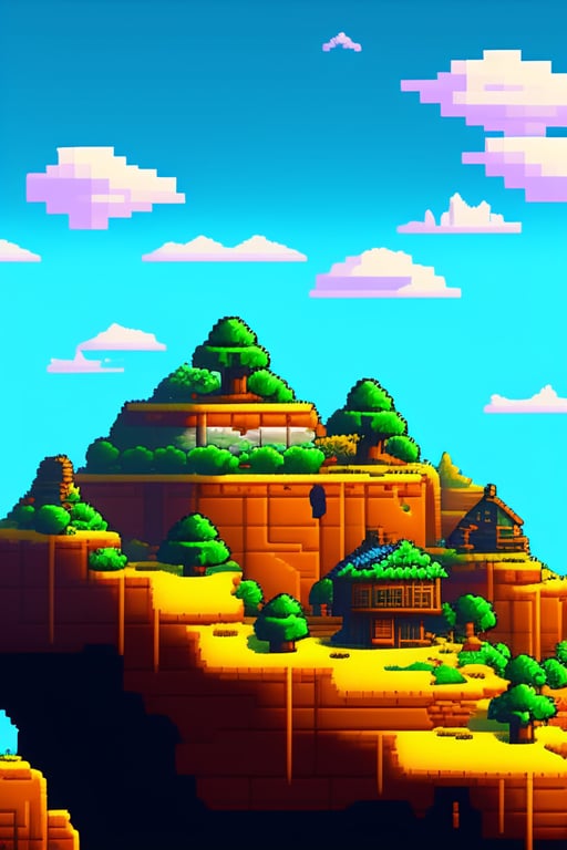 Lexica - 32 bit pixel art