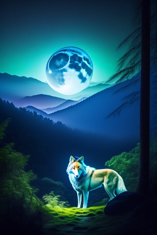 Blue Wolf Moon