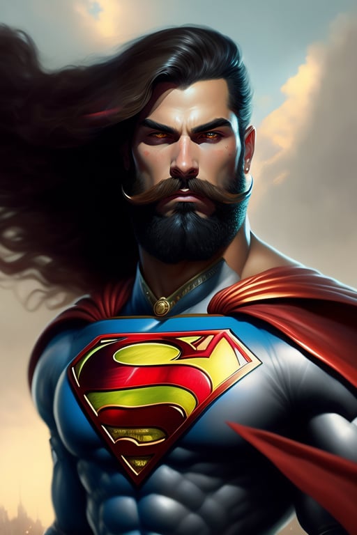 Superman With A Beard