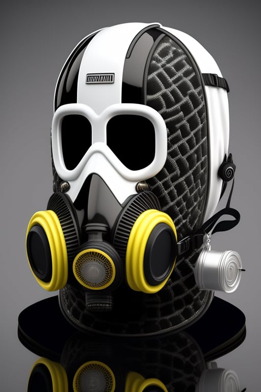 Lexica - concept art of gas mask