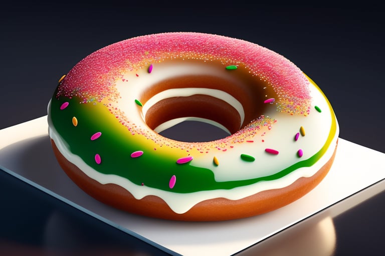 Lexica - 3d donut