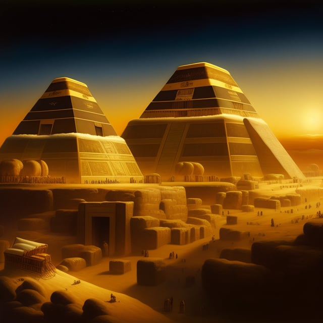 Lexica - dystopian pyramids