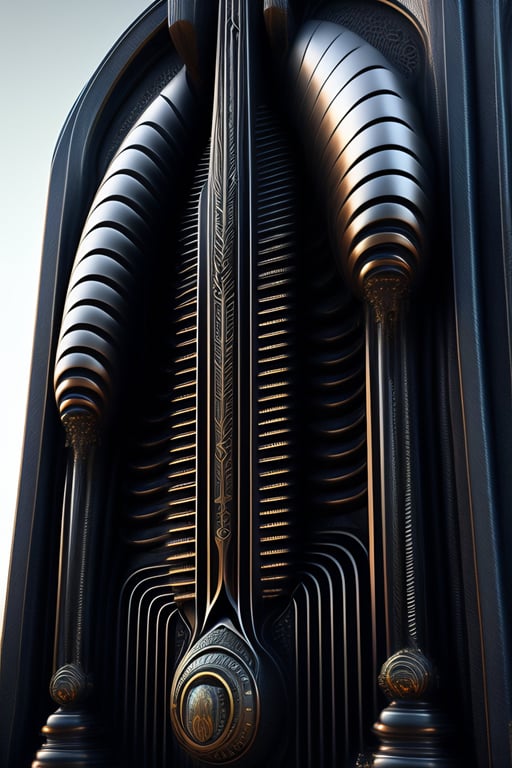 Lexica - sinister giger interior design