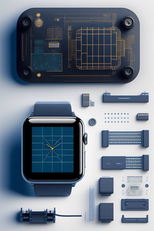 Lexica - exploded view of watch