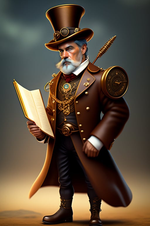 Steampunk Gentleman Art