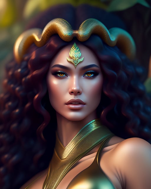 Medusa Full Body Sketch