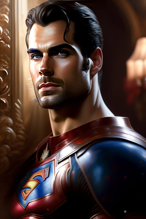 Lexica - the epic portrait of superman