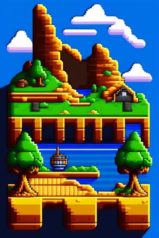 Lexica - 32 bit pixel art