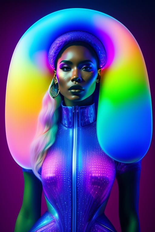 Neon Fashion Photography