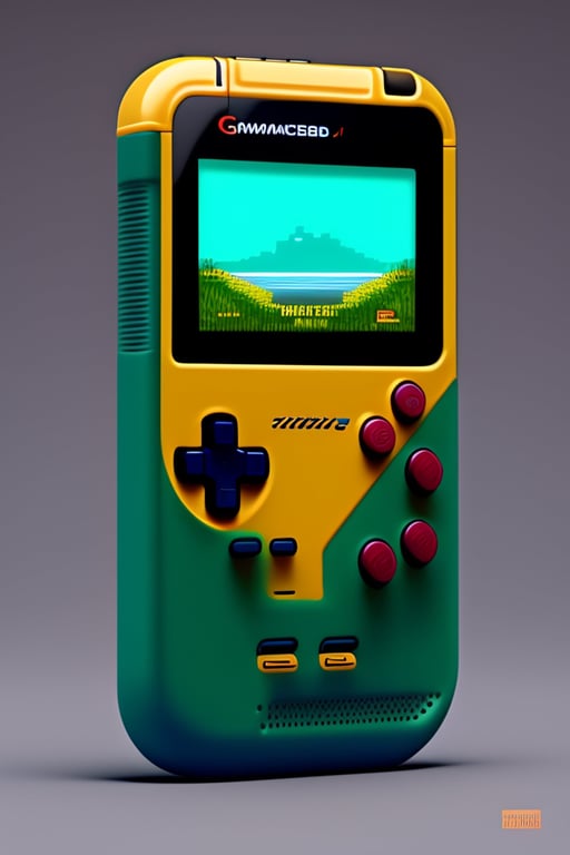 Lexica - render of a cute gameboy